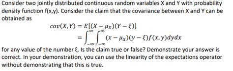 Solved 00 Consider Two Jointly Distributed Continuous Random