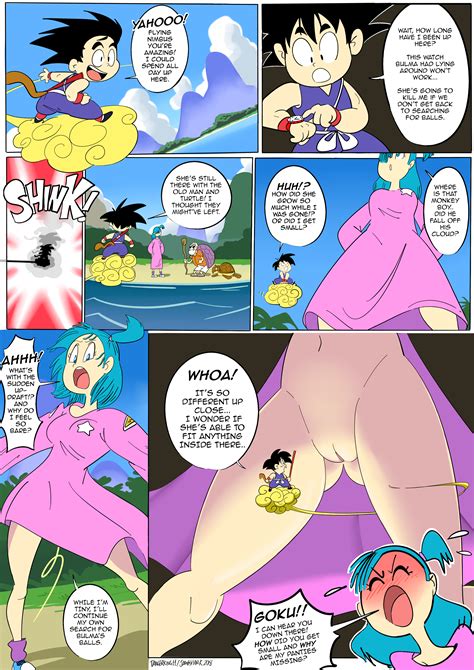 Rule 34 1boy Bulma Bulma Briefs Comic Dragon Ball Female Giantess Larger Female Micro No