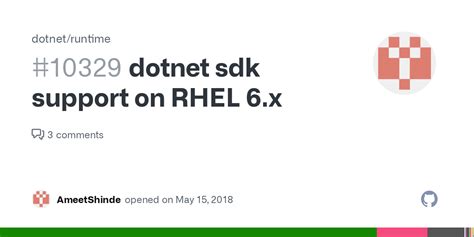 Dotnet Sdk Support On Rhel 6x · Issue 10329 · Dotnetruntime · Github