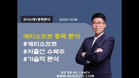 주식투자 캐리소프트 종목 분석캐리소프트 저출산수혜주 저출산정책 기술적분석 제로투세븐 아가방컴퍼니 메디앙스 Youtube