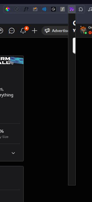 Dropdown Is Broken When I Click The Extension So I Cant Enable On Kick Does Anyone Know How