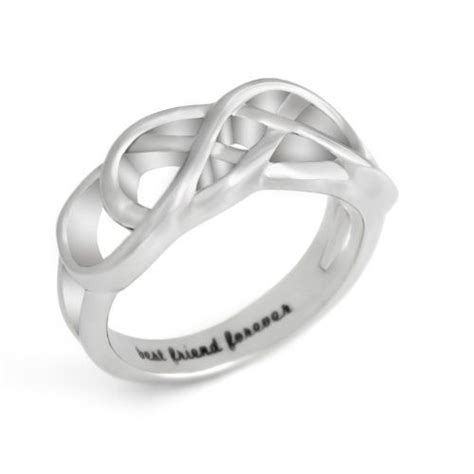 Friends Infinity Ring Promise Ring Double Infinity Symbol Ring Best