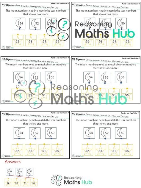 Place Value Identify One More And One Less Master The Curriculum