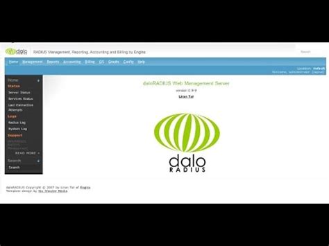 DaloRADIUS Tour Of The FreeRadius Web GUI And Different Functions And Setting Radius Server