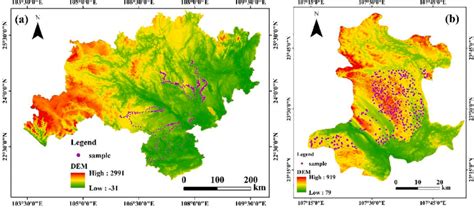 Field Sampling Point Distribution Map A Distribution Map Of Sampling