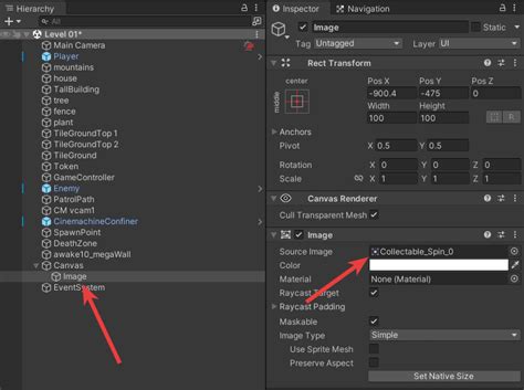 Unity 2D Tutorial Userinterface Und Punktestand 9 12