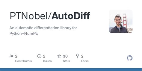 Github Ptnobelautodiff An Automatic Differentiation Library For