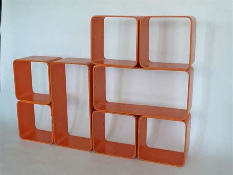 Italian Modular Cube Shelving At 1stdibs Modular Bookshelf Cubes Modular Cube Shelves