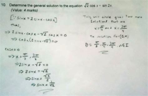 Solved Determine The General Solution To The Equation In Chegg Com