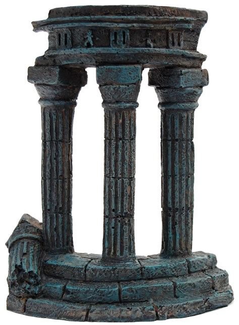 Декорация за аквариум останки от древна римска колонада подаръци Podobro CoМ сувенири подаръци