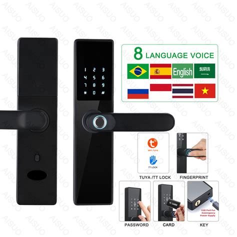 Ttlock App Digital Biometric Fingerprint Electronic Door Lock For Interior Door Digital Door