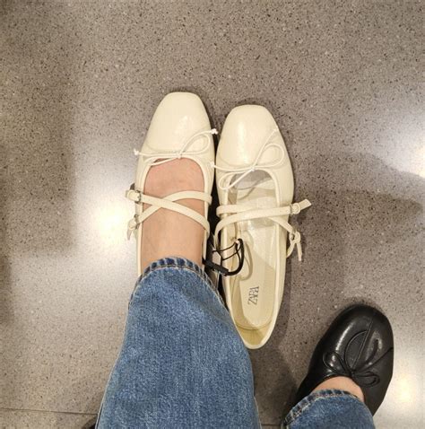 자라 가방 신발 발레리나 플랫슈즈 사이즈 매장 후기 네이버 블로그