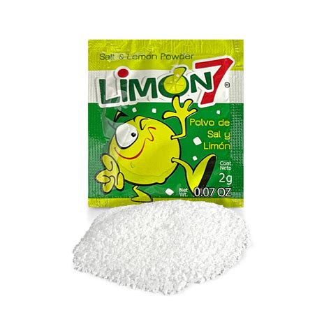 Anahuac Limón 7 Bolsa 100ct Lemon Powder Mexican Candy Dulceria Mexicana El Toto