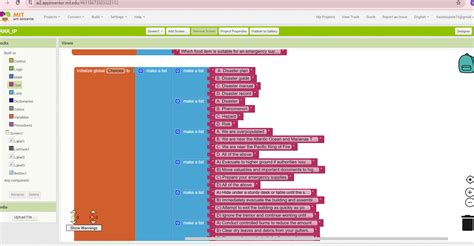 I Need Help In Coding Our App Pls Help This Is Urgent MIT App Inventor Help MIT App
