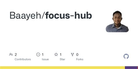 Github Baayehfocus Hub