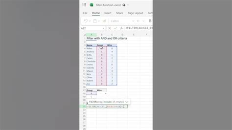 Filter With And And Or Criteria In Excel Exceltech Excelfunction