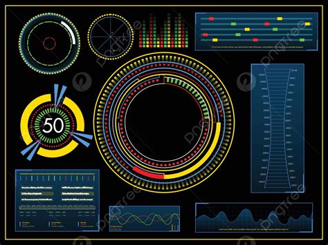 Hud Ui For Business App Education Data Radar Vector Education Data Radar Png And Vector With