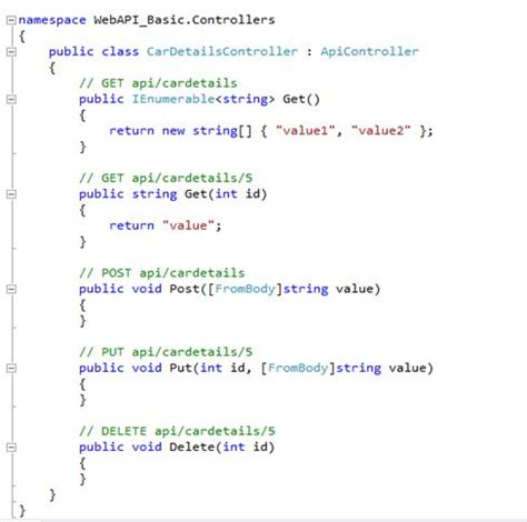 How To Create Web API In ASP Net MVC