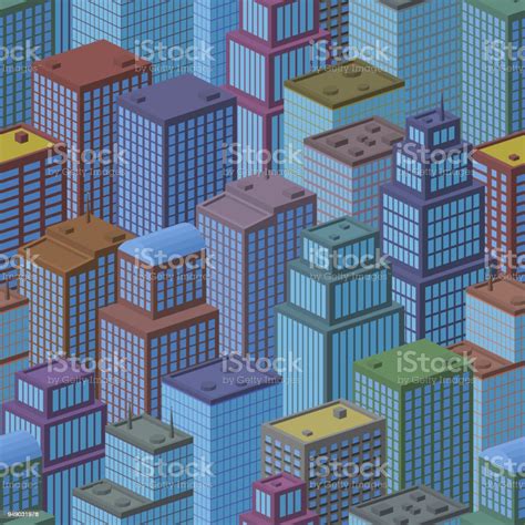3 차원 Isometric 도시 완벽 한 배경 0명에 대한 스톡 벡터 아트 및 기타 이미지 0명 3차원 형태 거리 Istock