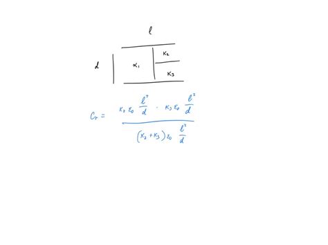 Solved A Parallel Plate Capacitor Is Constructed By Filling The Space