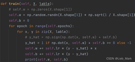 机器学习实验4 实现感知机学习算法使用感知机算法建立一个模型并根据感知机算法流程对模型进行训练得到一个能够准 Csdn博客