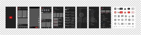 Youtube Mobile Interface You Tube Screen Social Media Video Hosting