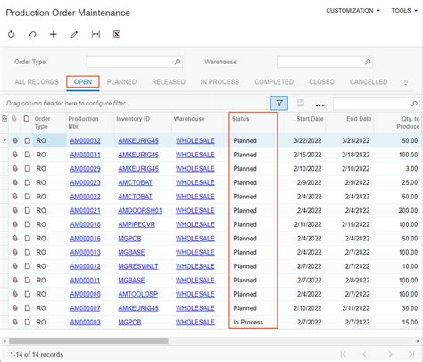 Acumatica 2023 R1 Manufacturing Management Highlights Erp For