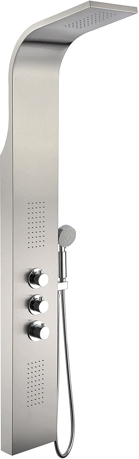 Fontana Thermostatic Shower Massage Panel System At Thermostatic Shower