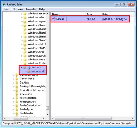 Windows 7 Right Click Context Cascade Menu For Python Stack Overflow