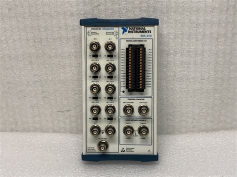 National Instruments Bnc 2110 Shielded Connector Block Breakout Box 185124f 01 Auschoice