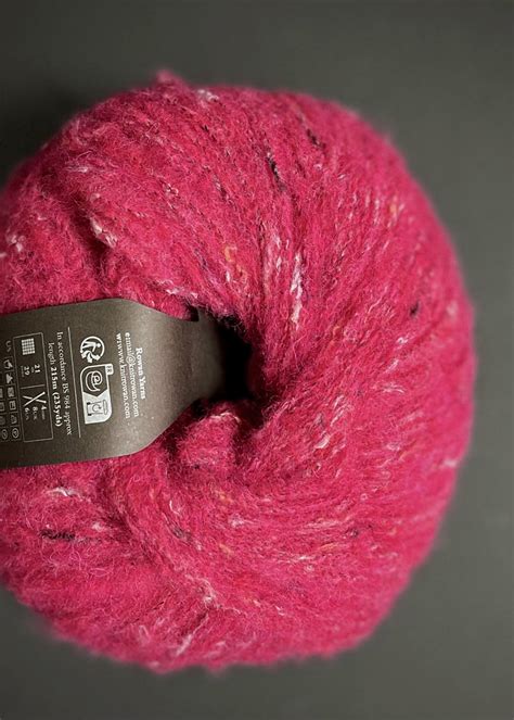 Rowan Yarn Fine Tweed Haze Rose Bright Pink 003 Miss Maude
