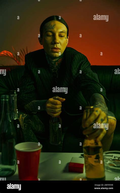 Babe Man Seated Table Hi Res Stock Photography And Images Alamy