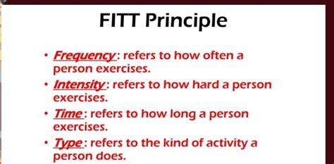 FITT Principle Frequency Refers To How Often StudyX