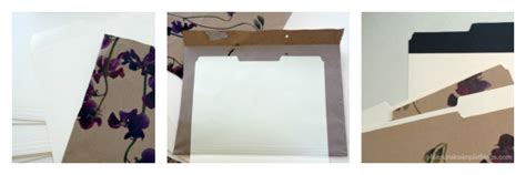 Diy Decorative File Folders Pleasure In Simple Things