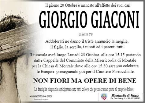 Giorgio Giaconi Reportpistoia