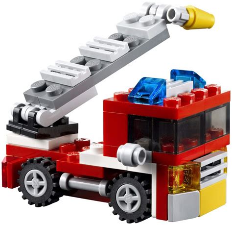 Onetwobrick1 LEGO Set Database Set Database LEGO 6911 Mini Fire Truck