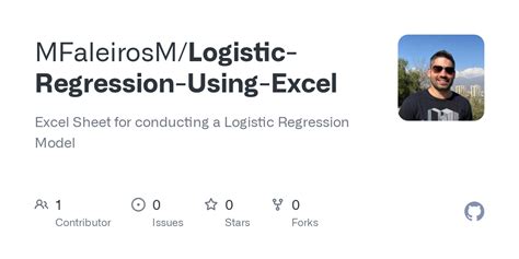 github mfaleirosm logistic regression using excel excel sheet for conducting a logistic