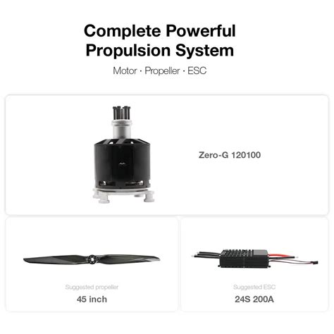 Drone Tech Uva Manned Drone Propulsion System With 61kg Thrust