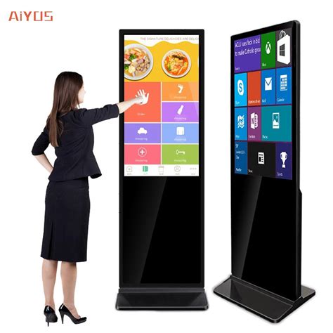 Floor Stand Rotating Digital Signage Display Screen Advertising Kiosk Digital Signage And