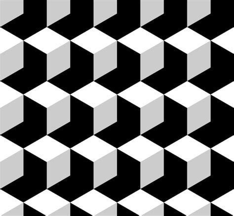 Premium Vector Cube Shape Seamless Vector Pattern Abstract Geometrical Background With