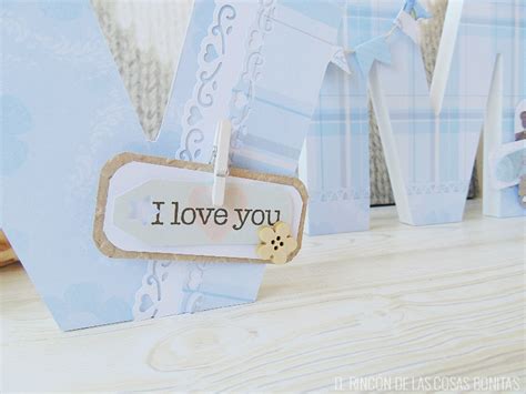 Más Letras De Madera Decoradas El Rincón De Las Cosas Bonitas