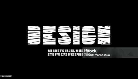 금이 간 글꼴 알파벳 문자 및 숫자 절단 벡터 일러스트 레이 션 10eps 0명에 대한 스톡 벡터 아트 및 기타 이미지 0명 가냘픈 개념 Istock