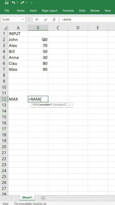 Fungsi Max Pada Excel Masterexcelcode Excel Formulaexcel