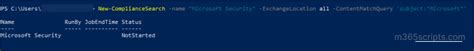 Search For Email Messages Using New Compliancesearch Cmdlet