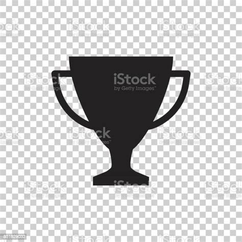 트로피 컵 평면 벡터 아이콘입니다 간단한 상자 기호입니다 격리 된 배경에 검은 그림 1에 대한 스톡 벡터 아트 및 기타 이미지 1 1위 Championship