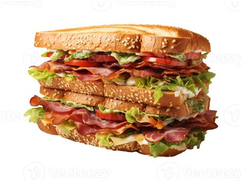 Ai Generated Sandwich Fastfood Object Png File 38559278 Png