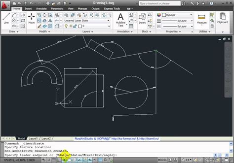 Нанесение размеров в автокаде Размеры в Autocad всё что нужно знать