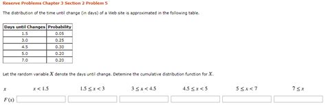 Solved Reserve Problems Chapter 3 Section 2 Problem 5 The