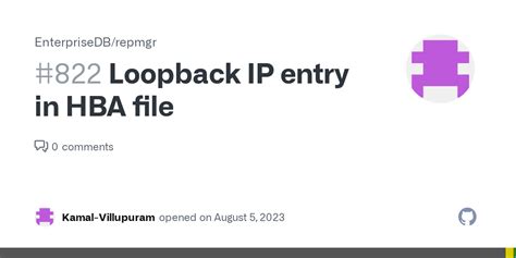 loopback ip entry in hba file · issue 822 · enterprisedb repmgr · github