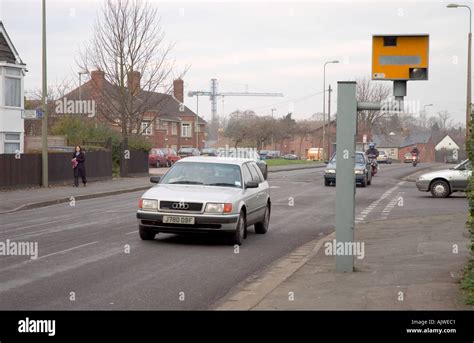 Cars Passing GATSO Speed Detection Camera Stock Photo Alamy
